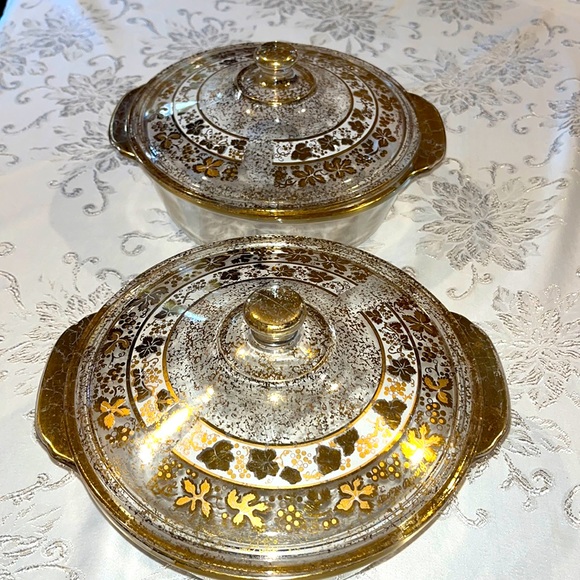 Fire King | Dining | Fire King Mid Century Georges Briard 2 Quart ...